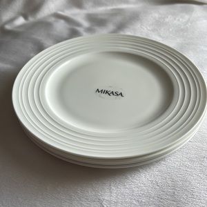 Dining | Mikasa Ciara Bone China Salad Plates Set Of 4 Brand New | Poshmark
